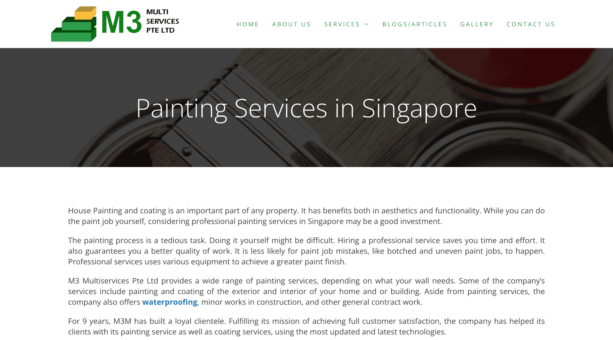 List of Painting Services Companies in Singapore